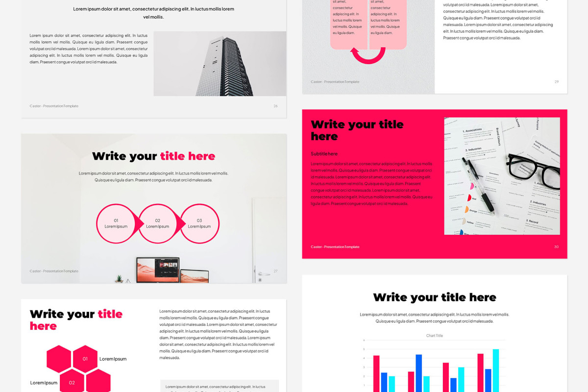 Caster - Keynote Presentation Template | Nulivo Market